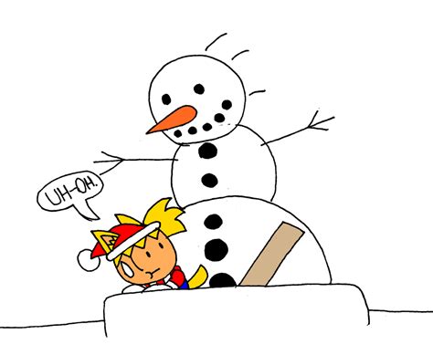 Decemwinter Day 3 Building A Snowman By Toontrev On Deviantart