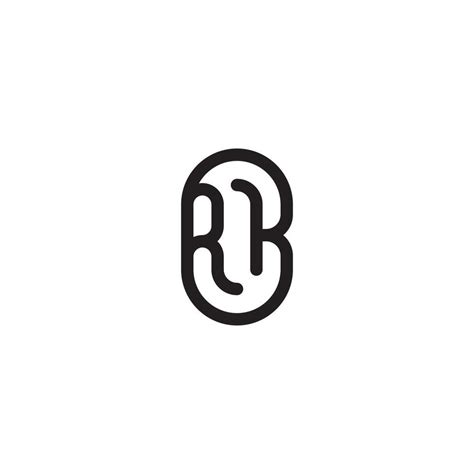 RK Line Simple Round Initial Concept With High Quality Logo Design