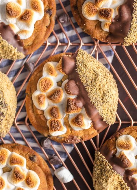 Smores Cookies Best Cookie Recipe Video The Cookie Rookie