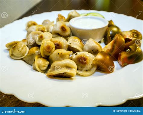 Pan Fried Dumplings Stock Photo Image Of Chinese Momo 138961376