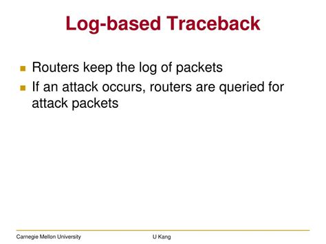 ppt hash based ip traceback powerpoint presentation free download