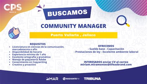 Vacante De Community Manager