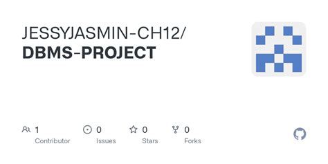 Github Jessyjasmin Ch12dbms Project