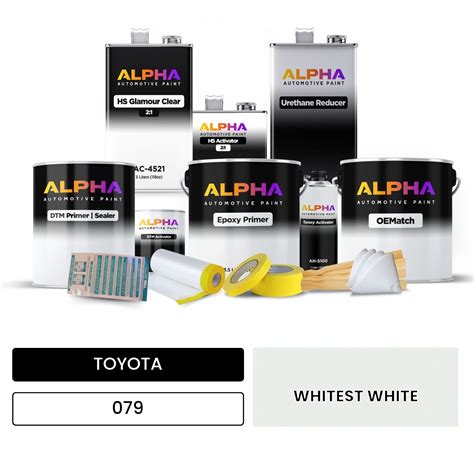 The Spray Source Toyota Whitest White 079 Oematch Automotive Vehicle