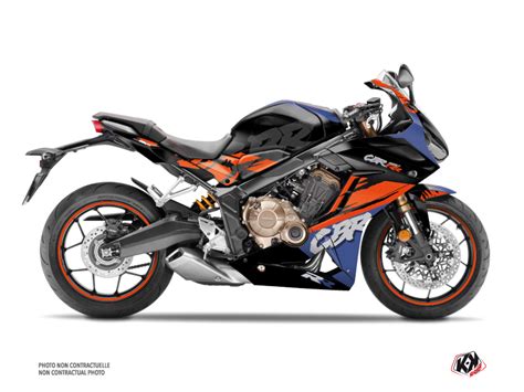 Kit Déco Moto Nineties Honda CBR 650 R Noir Kutvek