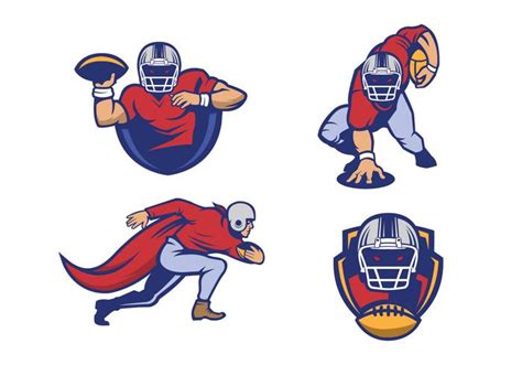 Logo Vector libre del fútbol americano Descargue Gráficos y Vectores Gratis