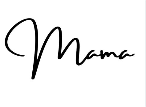 Mama Png Mama Svg Mama Digital Mama Cursive Mama Handwritten