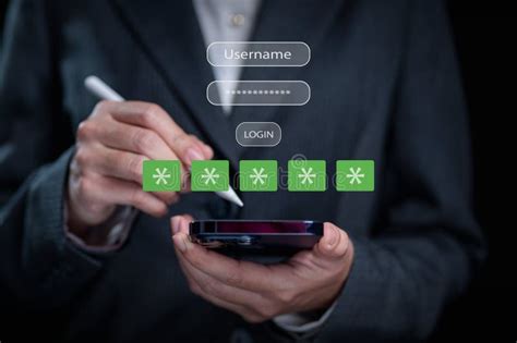 Login And Password Cyber Security Data Protection And Secured