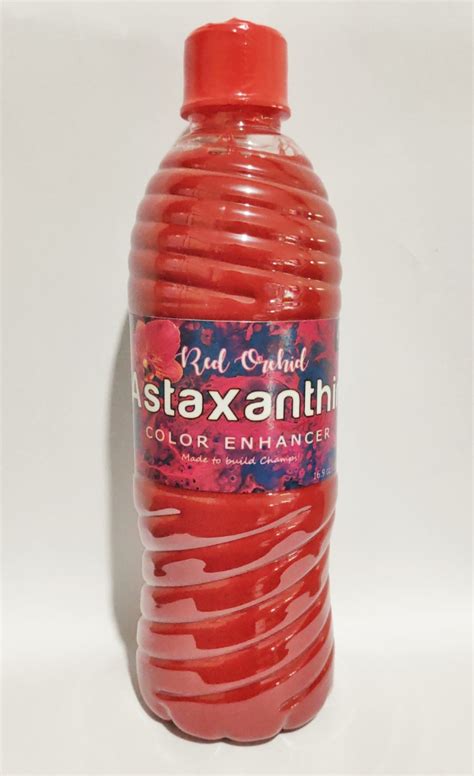 Red Orchid Astaxanthin Color Enhancer 500ml For Fish Grooming Pet