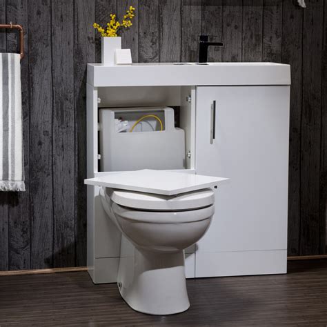 Valencia Mm SQ Plus Walnut Combination Basin WC Unit Victorian