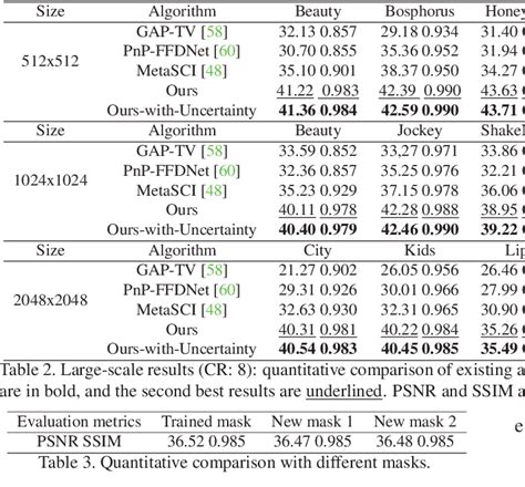 Table From Unfolding Framework With Prior Of Convolution Transformer Mixture And Uncertainty