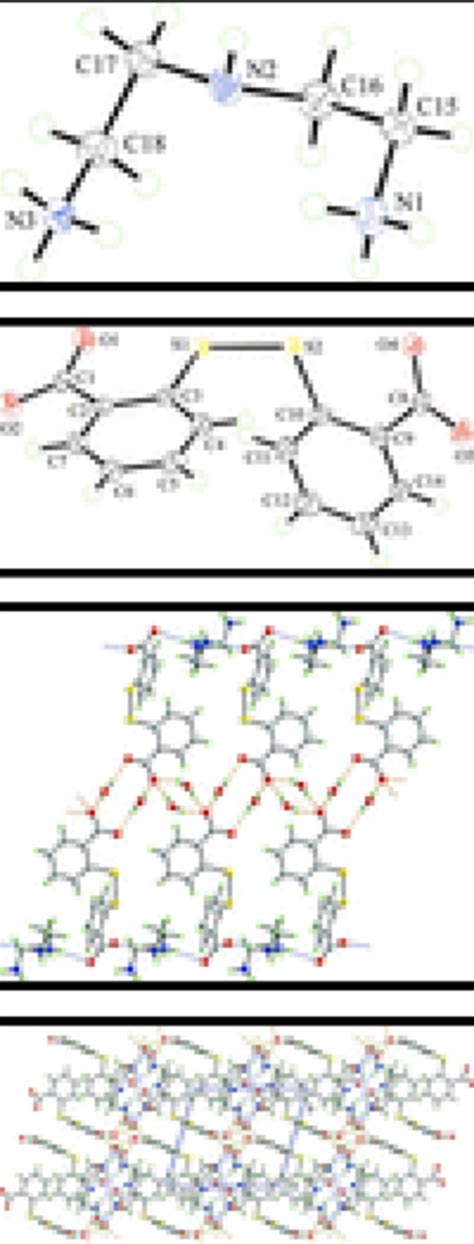 Molecular Structure Of The Cation In I Showing Displacement