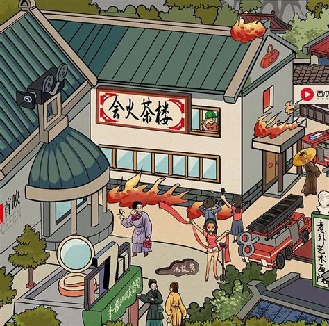 清明上河图动画版高清 清明上河图 清明上河图原版 第6页 大山谷图库
