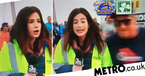 Reporter Hits Back At Man Who Smacked Her Bottom On Live Tv Metro News