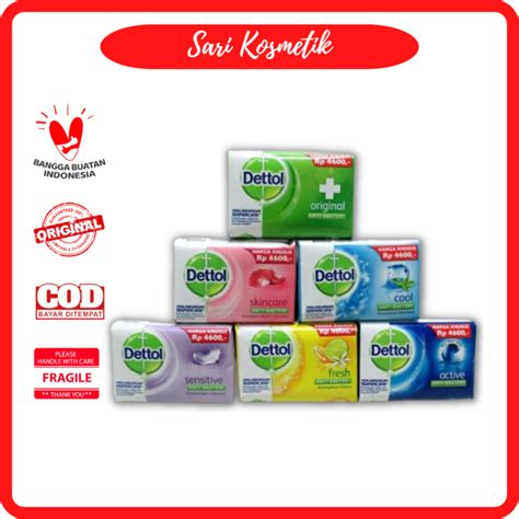Dettol Sabun Batang Anti Bakteri Soap Bar Gr Gr Lazada Indonesia