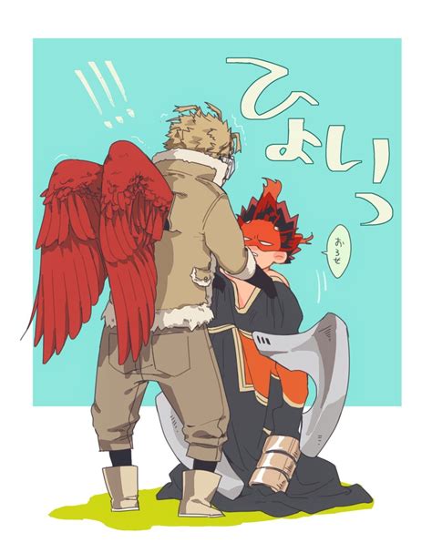 Hawks Endeavor Enji Todoroki Boku No Hero Academia Bnha Mha Boku No