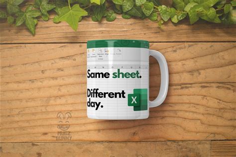 Excel Same Sheet Different Day Large Funny Mug With Spreadsheet T Idea Accounting