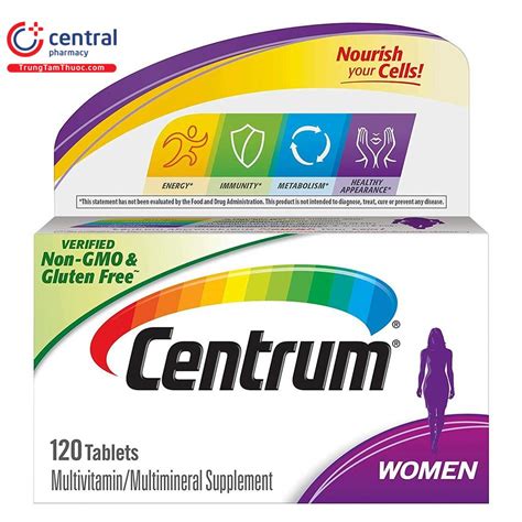 Thuốc Centrum Women (120 viên) - Cơ thể khỏe khoắn cho ngày làm việc mới