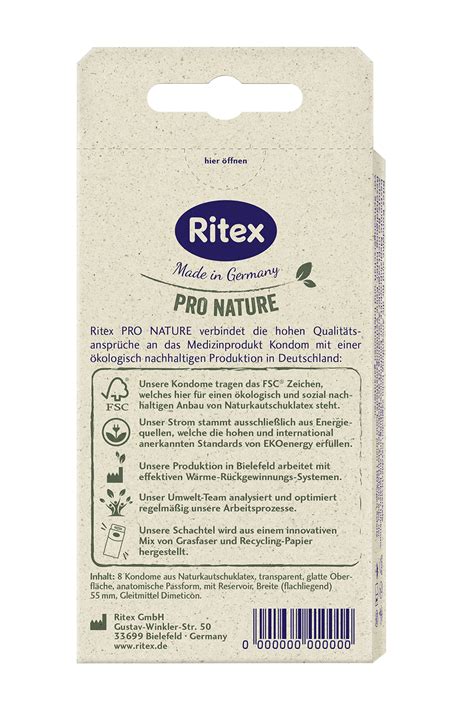 Ritex: German condom producer uses EKOenergy - EKOenergy