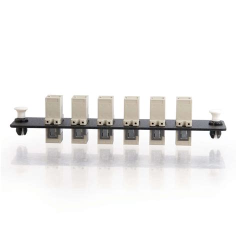 Mtrj Multimode Single Mode 12 Fiber Optics Mtrj Adapter Panel Multipack 6 Pack Fiber