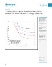 Optimization Of Green Ammonia Distribution Systems For Course Hero