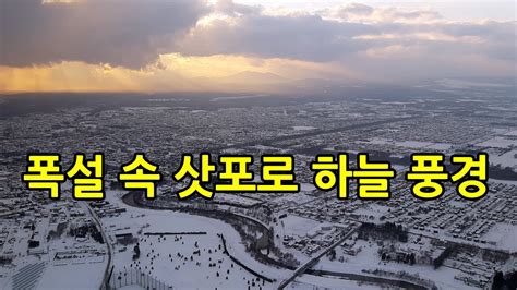 대설 결항 속출 L 일본 도쿄 하네다 공항~삿포로 신치토세 공항 비행기 창밖 풍경 L 한일부부의 일본여행 브이로그 겨울 홋카이도