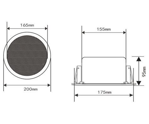 Network Ceiling Speaker Ips301015 S 15 W Uniview Speakers Delta Network Ceiling Speaker Ips301015 S 15 W Uniview Speakers Delta