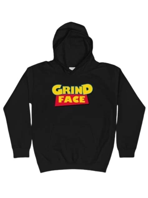 Grind Face Hoodie Unisex Pullover Grind Face Hoodie