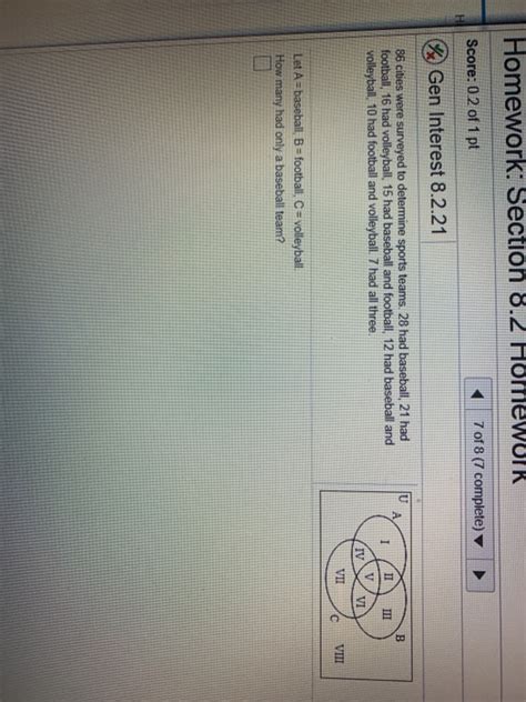 Solved Homework Section 8 2 Homeworki 7 Of 8 7 Complete