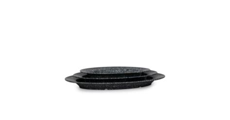 Oval Plate Hx Hx Hx Black Marble