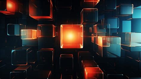 Premium Ai Image Modern Abstract 3d Glass Effect Background