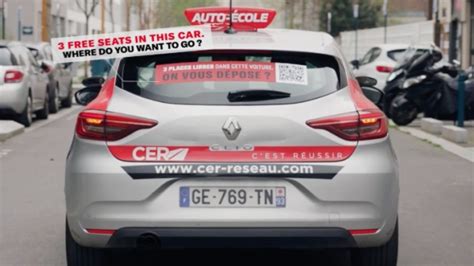 Cer Introduces “the Lost Ride” Using Free Seats During Driving Lessons