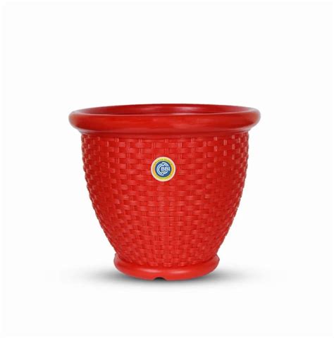 Red Plastic Plant Pot At Best Price In Siliguri Id 2857467393788