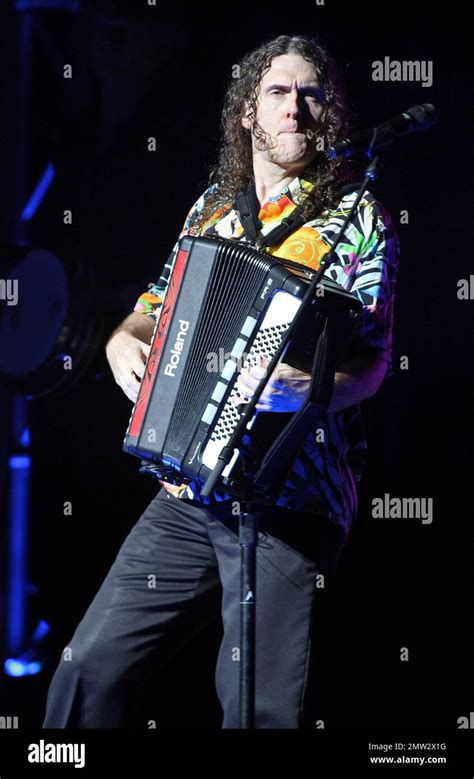 Legendary Musical Comic Weird Al Yankovic Plays The Accordion During A