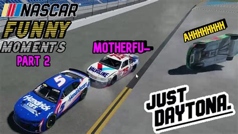 NASCAR Funny Moments Part 2 Ft RENNAT09 Just Daytona Roblox