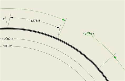 Inventor 2023 Arc Length With Radial Extension Lines R Autodeskinventor