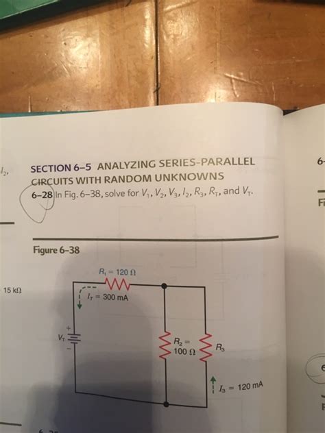 solved analyzing series parallel circuits with random