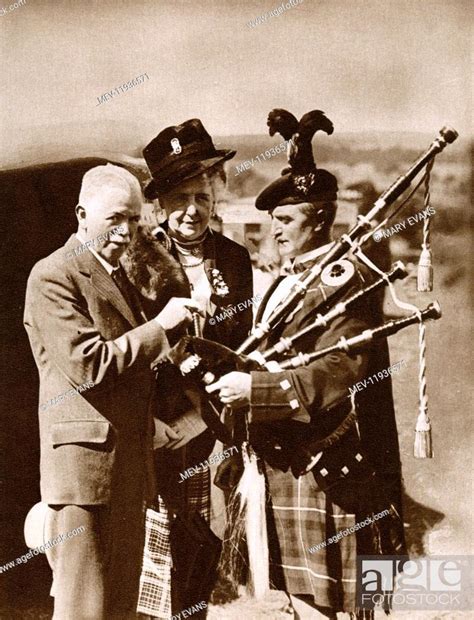 Third Week Of August 1930 Home Secretary John Robert Clynes 1869 1949 Pictured With The