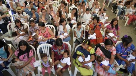 Ratusan Ibu Di Kolombia Menyusui Massal Health