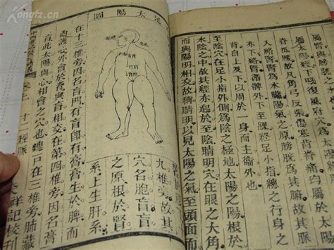 图7764少见医书木刻本少见可以留样清竹纸木刻本 中西汇通医经精义一厚册 14经络版画 此书大多都是石印本 此木刻本希见 可以