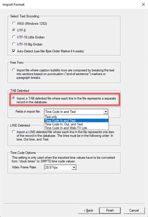 How To Import Text Files That Contain Time Code