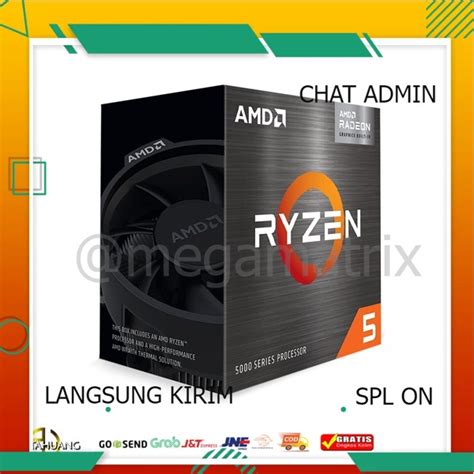 Jual {terbaru } Paling Laris Amd Ryzen 5 5600g 6 Cores 12 Threads 4 4ghz Processor Amd Socket