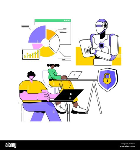 Ai Driven Security Training Abstract Concept Vector Illustration Stock Vector Image And Art Alamy