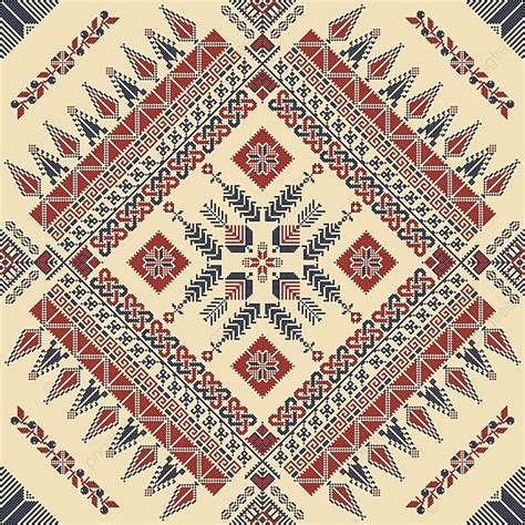 Embroidery Tatreez Pattern Background Jerusalem Dress Palestina