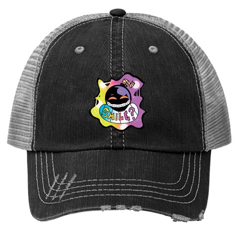 Fnf Whitty Mod Character Graffiti Smile Emoji Fnf Trucker Hats