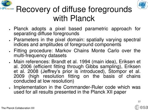 Ppt The Planck View Of Cmb Contamination From Diffuse Foregrounds