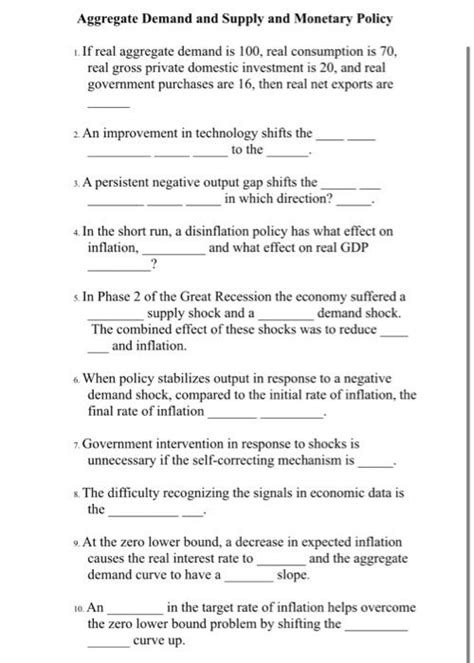 solved 1 if real aggregate demand is 100 real consumption