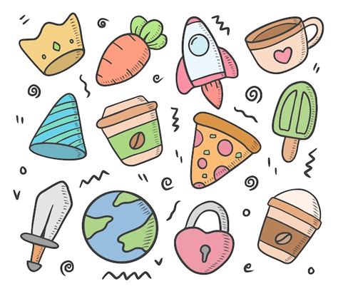 Premium Vector Cute Doodle Element