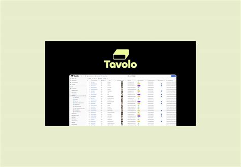 Tavolo Lifetime Deal No Code App Builder