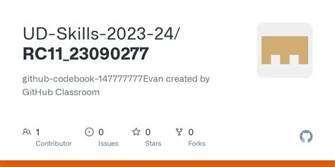 Github Ud Skills 2023 24rc1123090277 Github Codebook 147777777evan